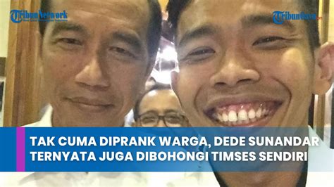 Tak Cuma Diprank Warga Dede Sunandar Ternyata Juga Dibohongi Timses