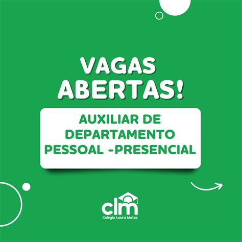 Vagas Abertas Para Auxiliar De Colégio Laura Matos Facebook