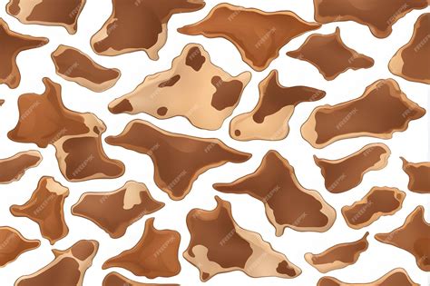 Cow Skin Print Background Cow Spots Pattern Background Cow Skin Pattern