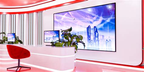 Exhibition Booth 3d Model Clean Topology Node Based Shaders 3d Model