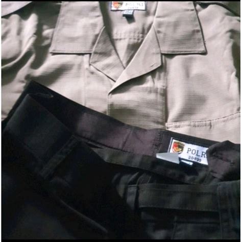 Jual Seragam Pdl Jatah Polri Setelan Baju Pdl Jatah Polri Baju