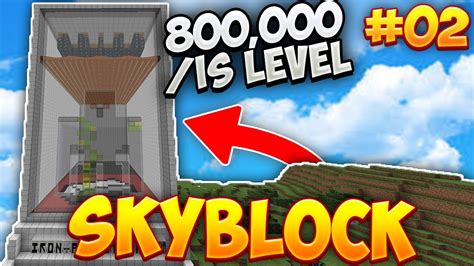 Minecraft Skyblock 2 This Is What A 800 000 Island Level Looks Like Youtube