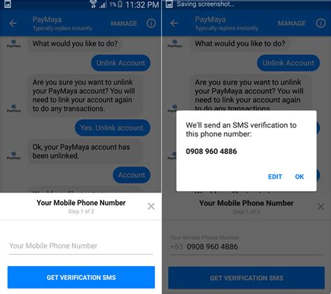 How To Create Or Link A Paymaya Account From Messenger