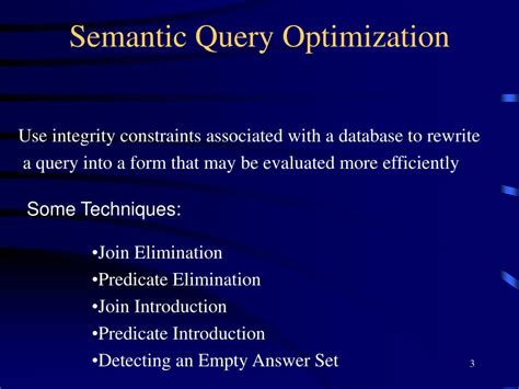Ppt Data Mining For Query Optimization Powerpoint Presentation Free