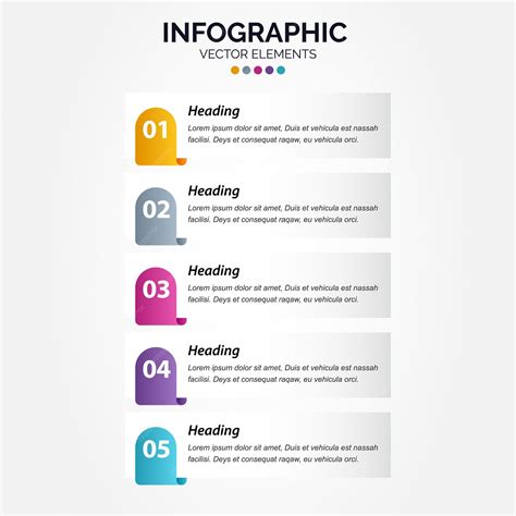 Premium Vector Vector Vertical Infographic Label Design Template With Icons And 5 Options Or