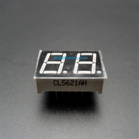 056 Inch Seven Segment 2 Digit Red Common Cathode Cl5621ah Arduino