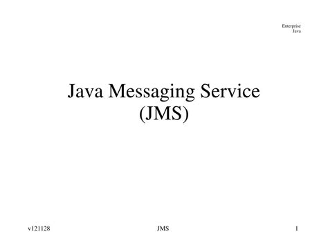 PPT Java Messaging Service JMS PowerPoint Presentation Free