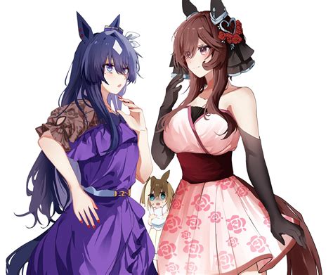 Cheval Grand Gentildonna And Verxina Umamusume Drawn By Sb