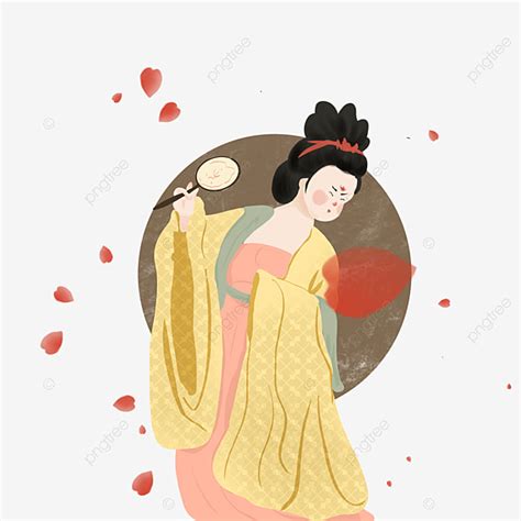 Tang Dynasty Png Picture Concubine Yang Of The Tang Dynasty Ancient