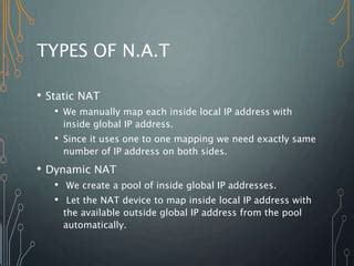 Network Address Translation PPTX