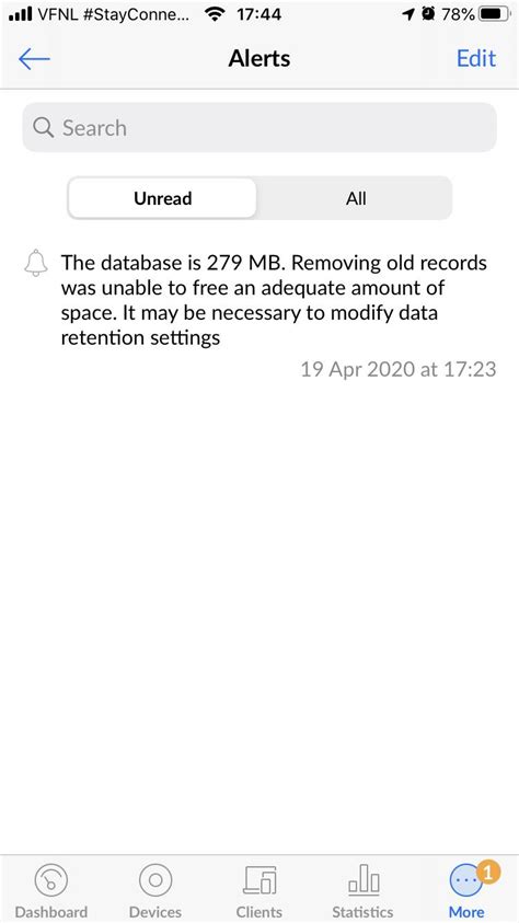 Help Requested Issue With Database R UNIFI