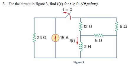 Solved For The Circuit In Figure Find I T For T Chegg