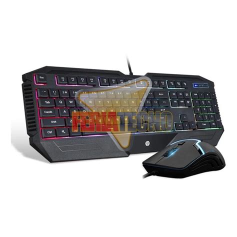 Kit Teclado Y Mouse Gamer Hp Gk Retroiluminado
