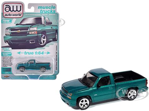 2005 Chevrolet Silverado Ss Custom Pickup Truck Teal Metallic Muscle