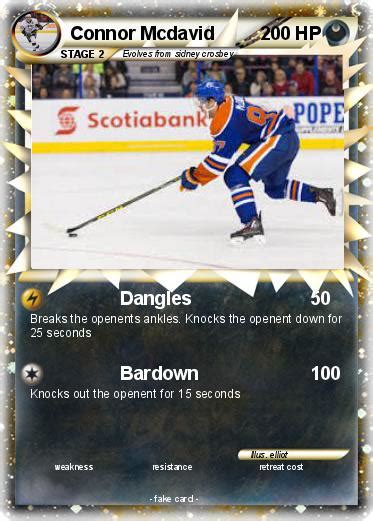 Pokémon Connor Mcdavid 2 2 Dangles My Pokemon Card