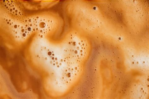 Premium Ai Image Coffee Foam Texture