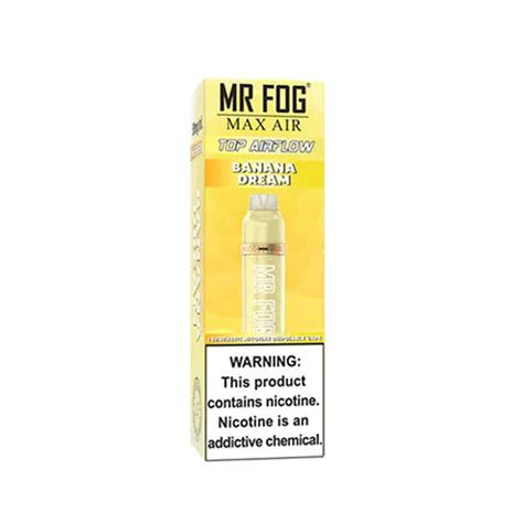 Mr Fog Max Air Banana Dream Disposable Vape Dragon Vape