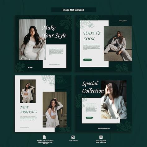 Premium Psd Fashion Woman Minimalist Elegant Theme Instagram Post