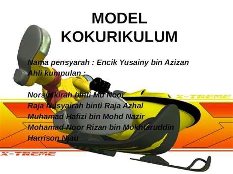 pptx model kokurikulum group dokumen tips