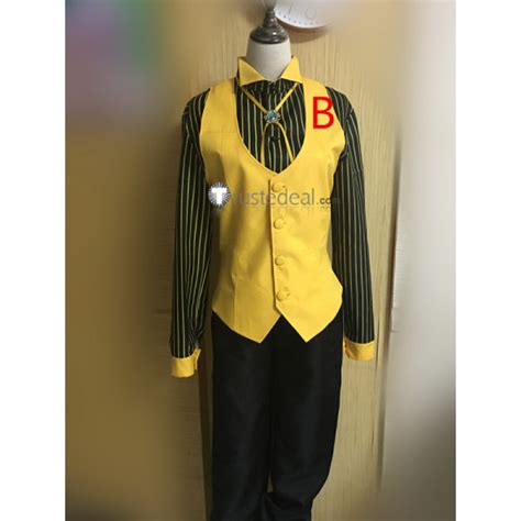 Gravity Falls Bill Cipher Yellow Black Cosplay Costume
