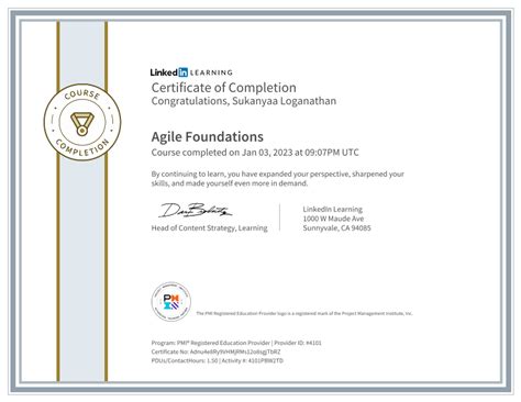 Sukanyaa Loganathan On Linkedin Certificate Of Completion