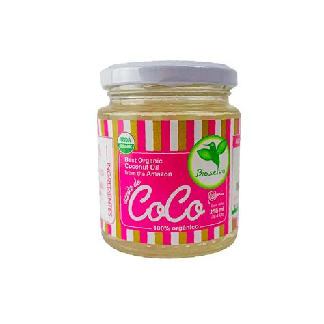 Aceite de Coco 250ml Bioselva - Nuna Orgánica