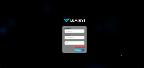 Nvrpassword Reset For Recorders Via Webgui Luminys Wiki