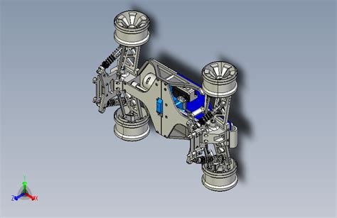 可3d打印的四驱车 Iges 模型图纸下载 懒石网