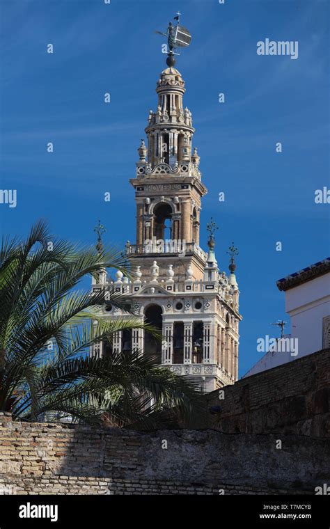 Famous Tower Of Giralda Islamic Architecture Built By The Almohads And