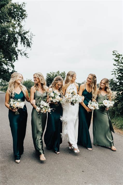 Mismatched Bridesmaid Dresses Inspiration Different Styles And Shades