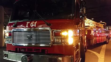 Lafd Light Force 61 Walk Around While On Scene Of A Stuck Elevator At