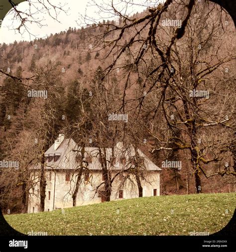 A Dependancy Of The Grande Chartreuse Monastery Digitally Altered View