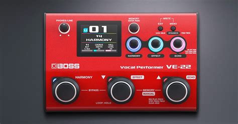 Boss Ve Vocal Performer Effects Processor Guitar Center