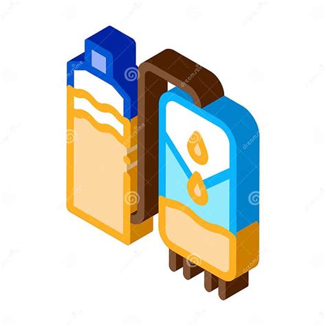 果汁生产等轴图标矢量图插图 向量例证 插画 包括有 产品 棚车 技术 生产 颜色 研究 打赌的人 188326460