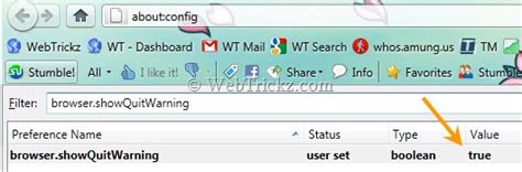 how to enable ‘save and quit option in firefox 4