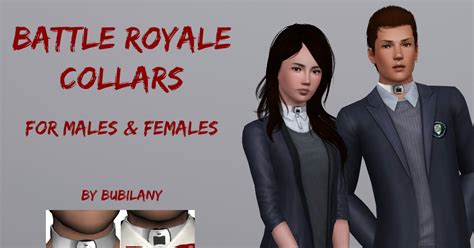Battle Royale Sims 3 Battle Royale Collar Male And Female