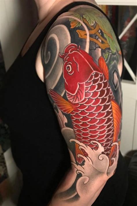 Pin By Bill Bickley On Asian Ink Japanese Tattoo Koi Tattoo Sleeve