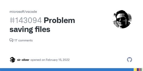 Problem Saving Files Issue 143094 Microsoft Vscode GitHub