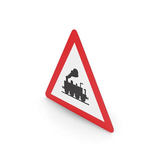 Swiss Railway Level Crossing Without Gate Or Barrier Sign Png Images