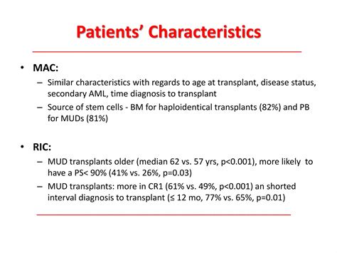 Updates For Haploidentical Donor Transplant Ppt