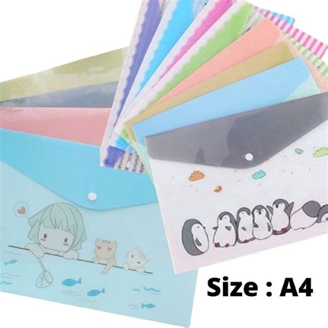 ปากกาแฟนซี 📂แฟ้มเอกสาร🗂️ A4 มีกระดุม 📃🎉 มี