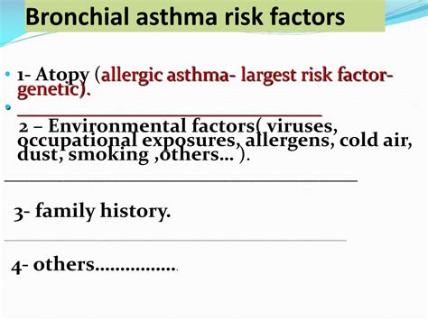 Ppt Pathology Of Bronchial Asthma Types Etiopathogenesis Triggers