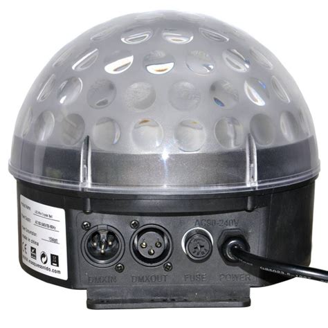 DMX RGB Crystal Ball 6x3W LED Mini Magic Ball Light For Home Party Hmlite