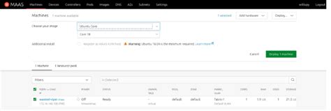 deploying ubuntu core 18 with maas 2 5 behind the eyes