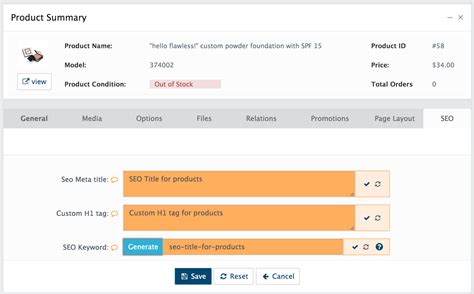 Custom Seo Meta Title And H1 Tag