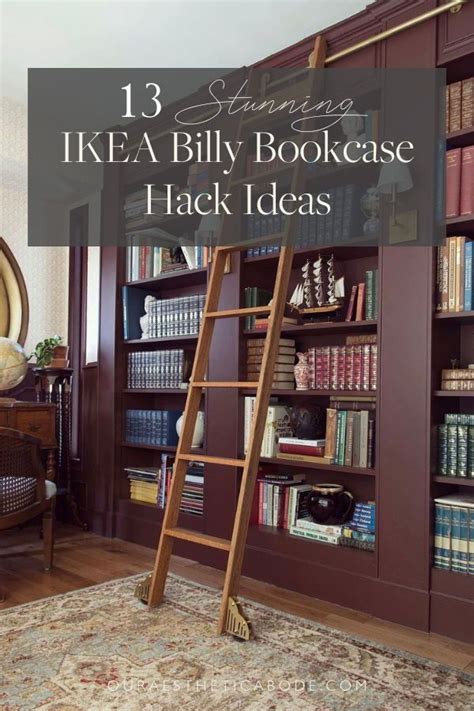 13 Stunning Diy Billy Bookcase Built In Hack Ideas Our Aesthetic Abode How Can This