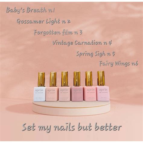 Set My Nails But Better Gel Couleur Apres Nail