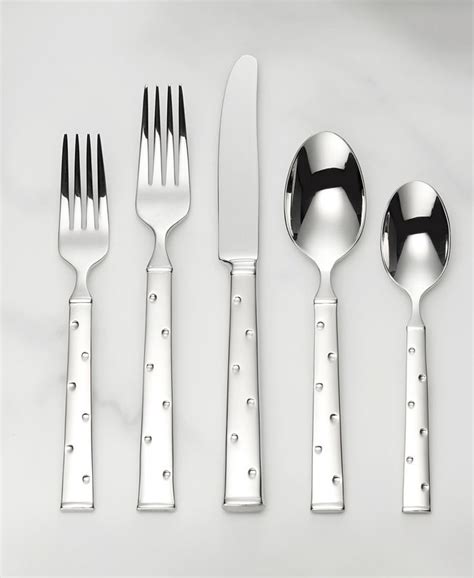 Kate Spade New York Larabee Dot 5 Piece Place Setting Flatware Macys