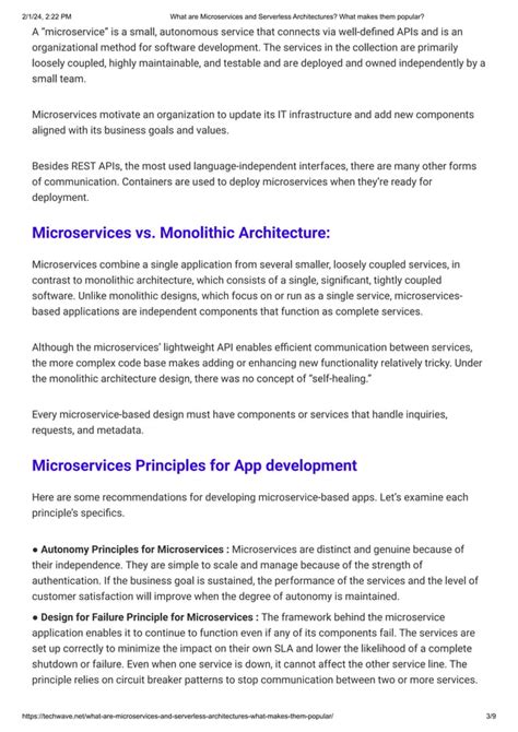 what are microservices and serverless architectures what makes them