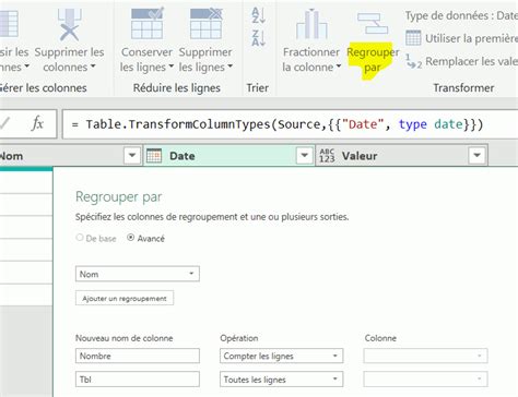 powerquery tri et comparaison en fonction des dates